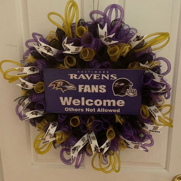 Baltimore Ravens Inspired Grosgrain Ribbon And/or Coordinating 1 ...