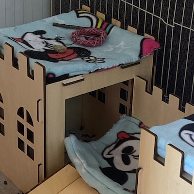 Gideons Hideout Cardboard House for Rabbits Hideout and Chew - Etsy