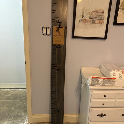 Unfinished, DIY Growth Chart, Kids Growth Chart, Measuring Stick ...