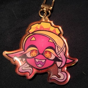 Splatoon 3 Shiver & Frye 2.5 Rainbow Acrylic Charm, Glitter Epoxy - Etsy