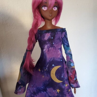 Irregular Hem Dress PATTERN for Smart Doll. Step by Step Tutorial. Doll ...