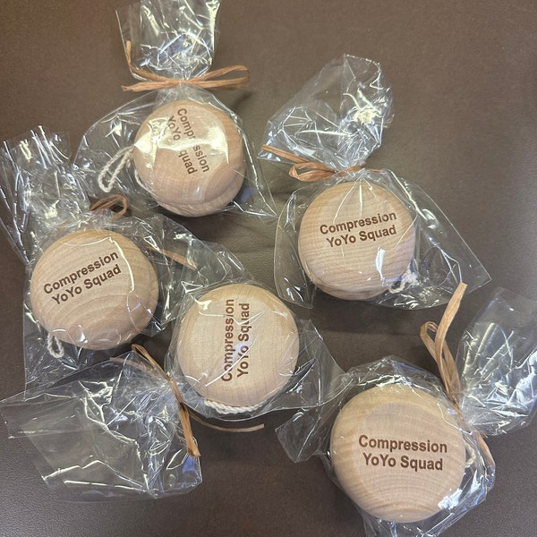 Custom Wooden Yo-yo - Personalized Wooden Yoyo - Stocking Stuffer Gift ...