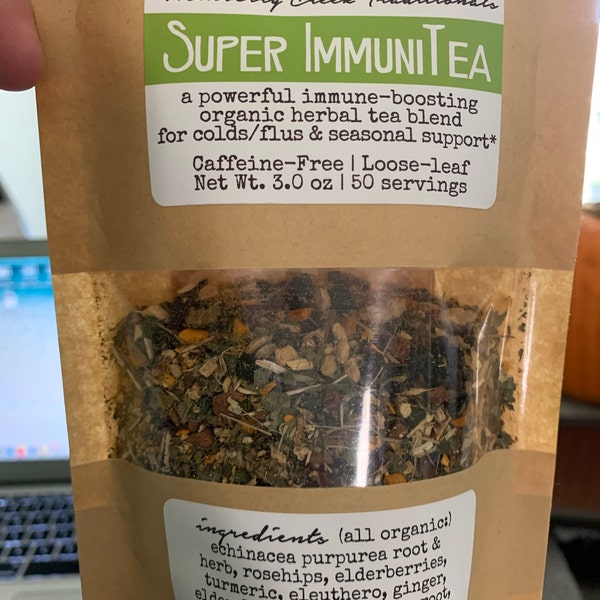 Super Immunitea - Organic Loose-leaf Medicinal Herbal Tea (for the ...