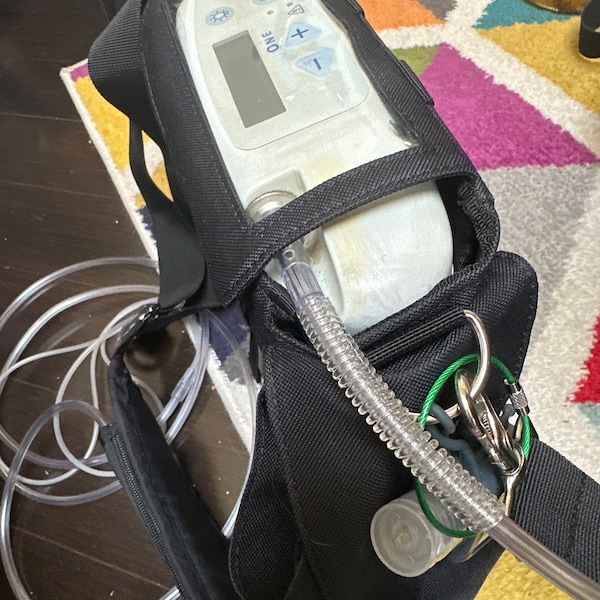 Inogen Portable Oxygen Bag Backpack Decorative Flag Dogtag and Sanitary ...