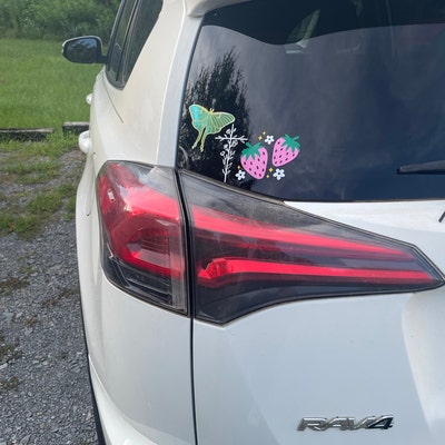 Strawberry Vinyl Decal Strawberry Car Decal Strawberry Daisy Decal ...