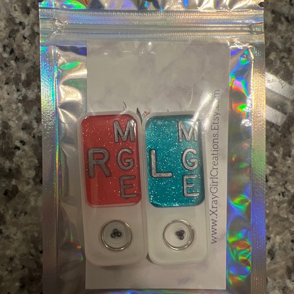 Coral and Teal Xray Markers - BB Xray Marker Set - Mitchell Xray ...