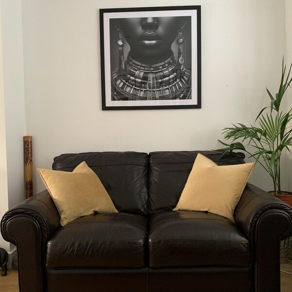 Masai Woman Artwork Print, Black Art, Lady Art, Museum Poster, Gallery ...