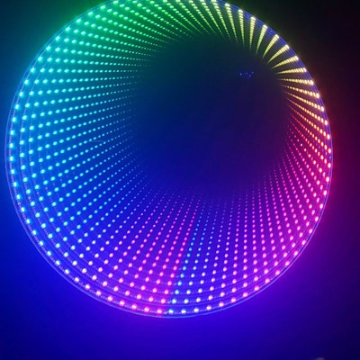 İnfinity Mirror Wall Decor, İnfinity Effect, LED Light Wall Decor ...