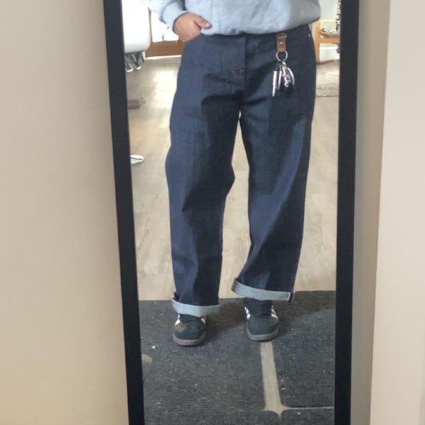 Shibuya - Japanese Selvedge Denim Jeans Loose Straight Fit Jeans High ...