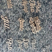 MDF Laser Cut Names | Wedding Place Names | Table Decoration | MDF ...