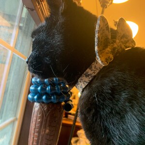 Cat Collar MICE ARE NICE pink Handmade Breakaway Buckles Soft Collars ...