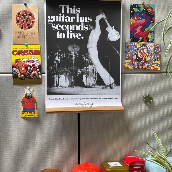 The Who - This Guitar Has Seconds to Live Poster - 12"x18" - Etsy