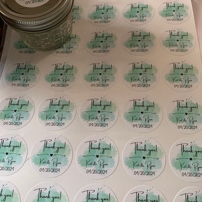 Custom Happy Valentine's Day Stickers, Personalized Valentines Day ...