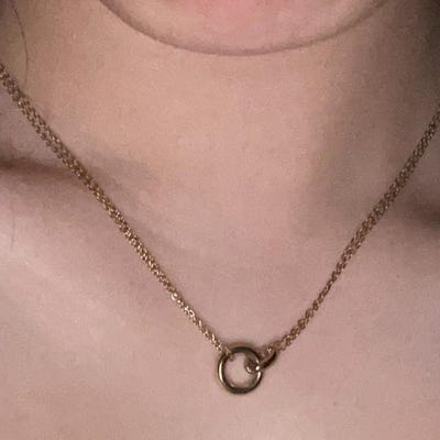 Double Chain Gold Necklace Set of 2, Combo Necklaces Set, Custom Gift ...