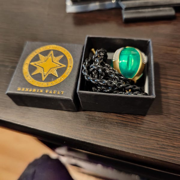 Power Rangers Ninja Storm Metal Amulet Gift for Green Ranger Samurai ...