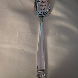 May You Always Have One More Spoon, Spoonie, Vintage Hand Stamped ...