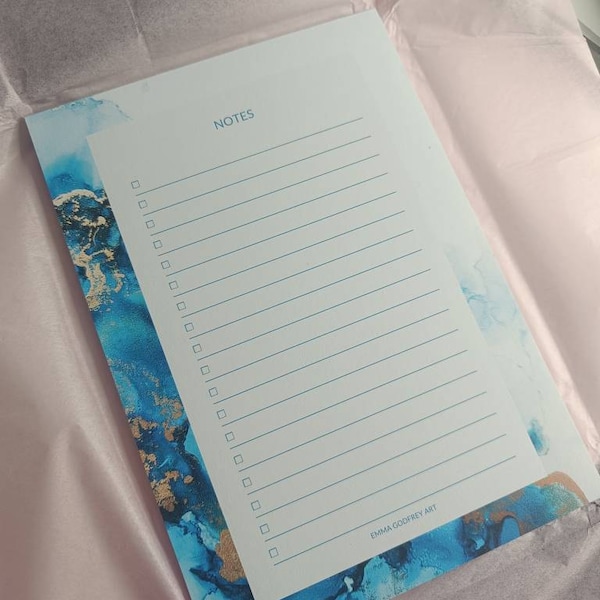 A5 Notepad - to Do List, Memo Pad, Notepad, Daily Planner, Jotter ...