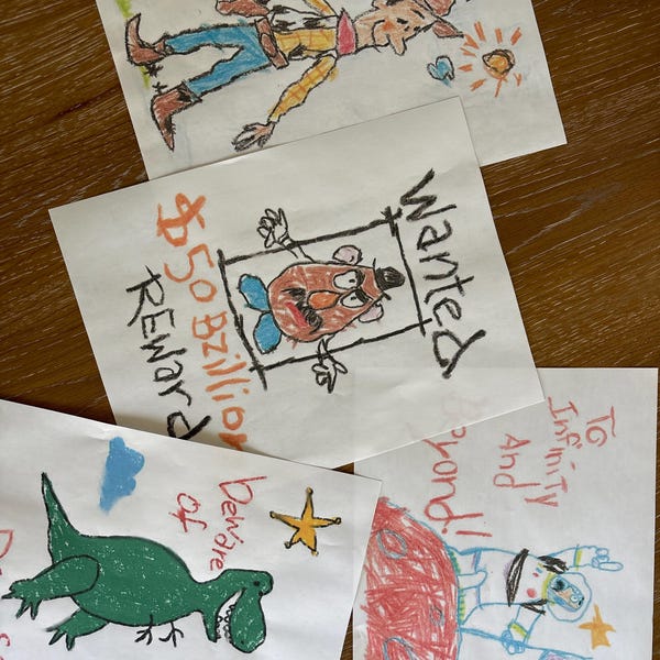 Toy Story Poster, Toy Story Drawing, Toy Story Andy's Drawing Printable ...