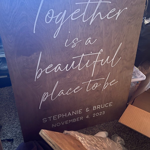 Minimal Wedding Welcome Sign | Wedding & Event Signage | Modern Classy ...