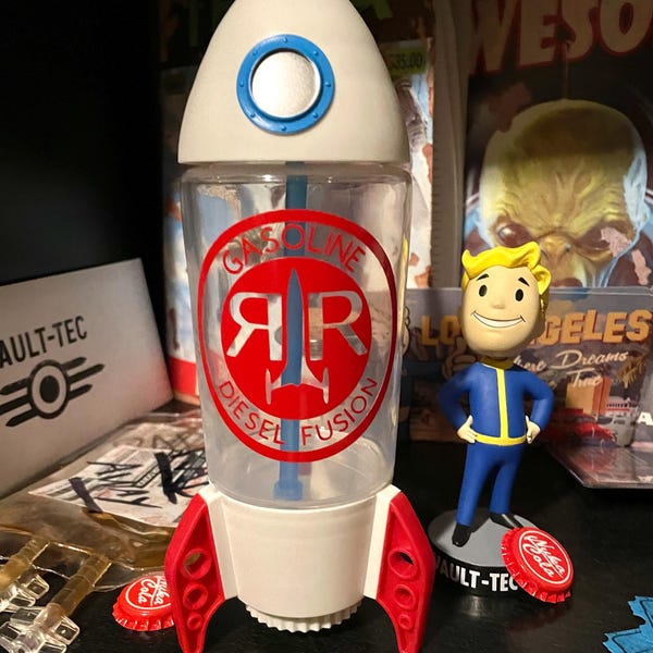 Red Rocket Inspired Fallout Logo - Etsy