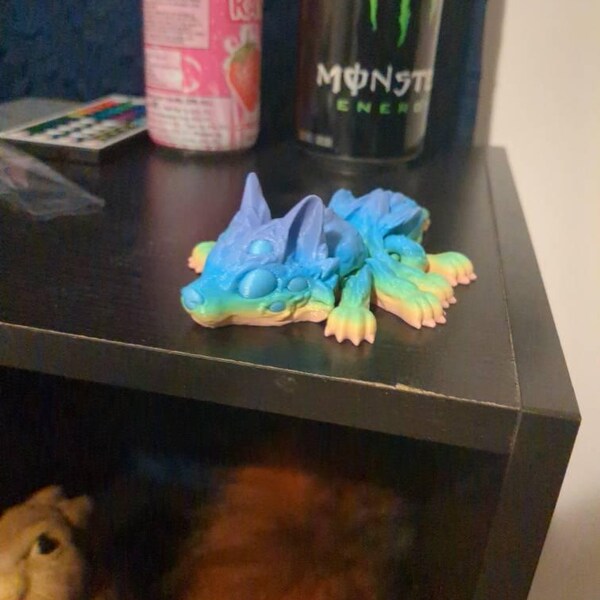 Puff the Octopus 3D Printed Spinning Sea Creature - Etsy