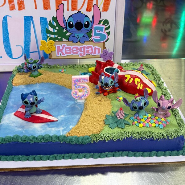 3D Ohana Cake Topper - Etsy