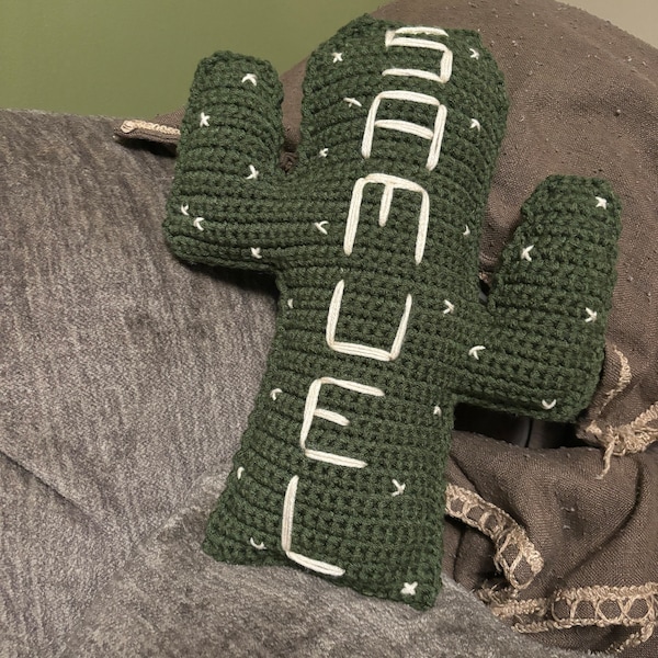 PATTERN| Saguaro Crochet Cactus | DIGITAL PATTERN | Throw Pillow ...