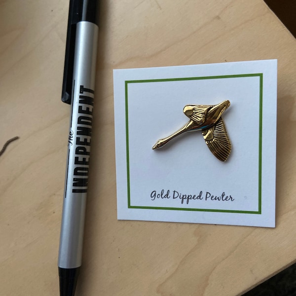 Gold Canadian Goose Lapel Pin- CC103G- Geese Pins- Canadian Geese - Etsy