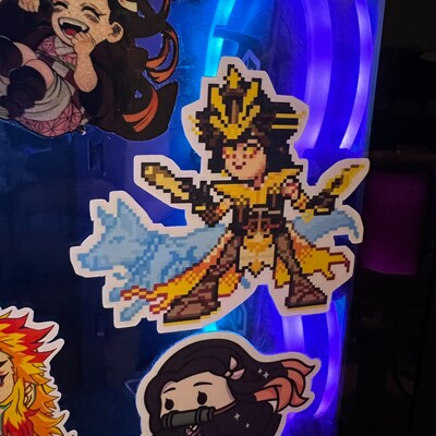 Overwatch 2 Ashe Pixel Spray Vinyl Sticker Decal, Laptop, Phone, Gaming ...