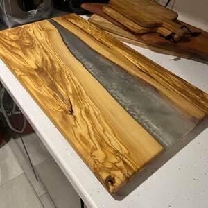 Magnetic Olive Wood Knife Block - Etsy