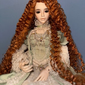 Vintage Lace Doll Dress Wedding Dress 1/3 1/4 1/6 Big Girl BJD Clothes ...