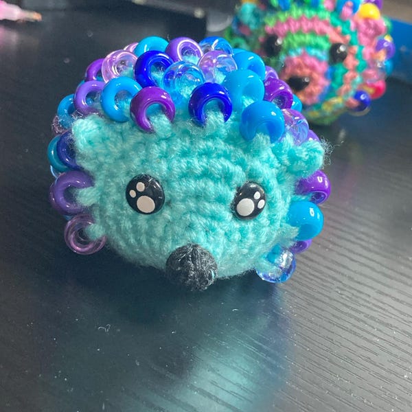 Beaded Fidget Hedgehog Crochet Pattern Crochet Fidget Toy Fidget ...