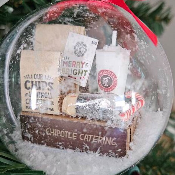Handmade Chipotle Christmas Ornament: Funny Food Holiday Decor - Etsy