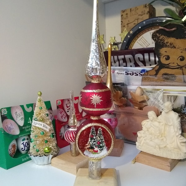 Christmas Tree Topper (finial) Stands - Etsy
