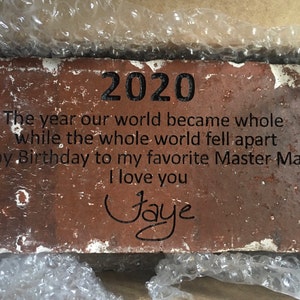 Custom Business Award Engraved Brick For Employee Recognition | Etsy