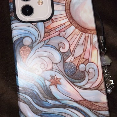 Blue Terracotta Modern Collage Phone Case for iPhone 15 14 13 12 Mini ...