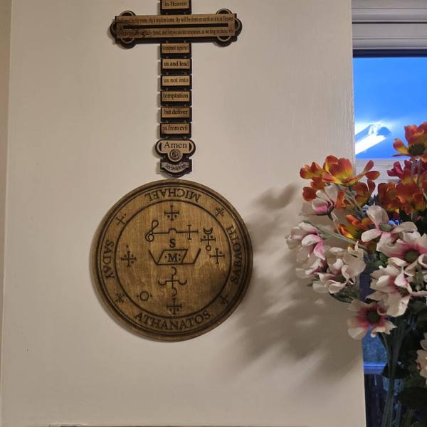 Sigil of Ameth | Engraved Wooden Altar Plate | Choice of Sizes | Symbol ...