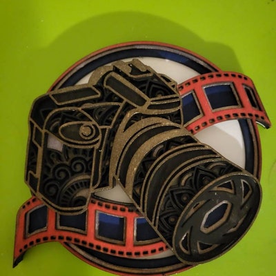 Photo Camera Multi Layer Mandala Model Laser Cut File, Commercial Use ...