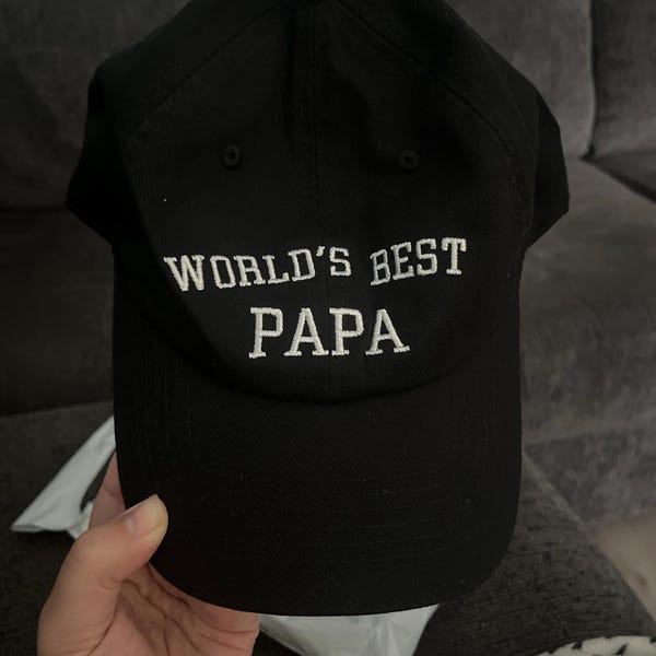 World's BEST PAPA Dad Hat for Best Buds Grandfather Gift for Grandpa ...