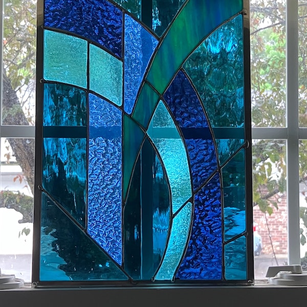 Beginner Abstract Stained Glass Pattern. Digital PDF File to Download ...