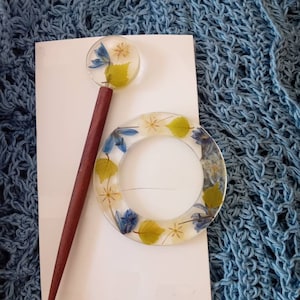 Floral Handmade Buttons 30mm in Pieces not Sets/ Epoxy Resin Buttons ...