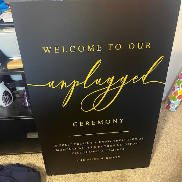 Rehearsal Dinner Welcome Sign, Wedding the Night Before Signage ...