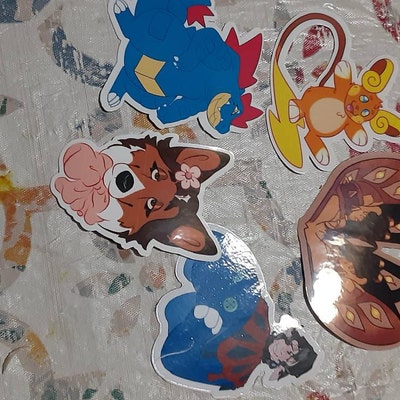 Arcanine Pokemon Big Vinyl Sticker Holographic Shiny - Etsy