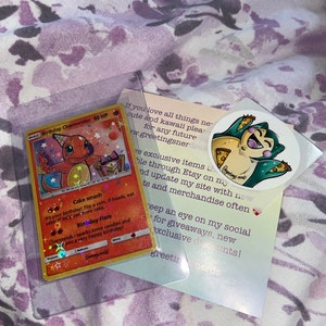 Birthday Charmander Celebration Trading Card Cute Gifts for Him and Her ...