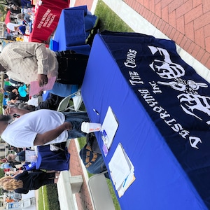 Full Color Trade Show Polyester Custom Tablecloth for Event, Craft Fair ...