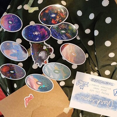 Dream SMP Disc Stickers L'manburg Kinoko Kingdom Las Nevadas Pigstep ...