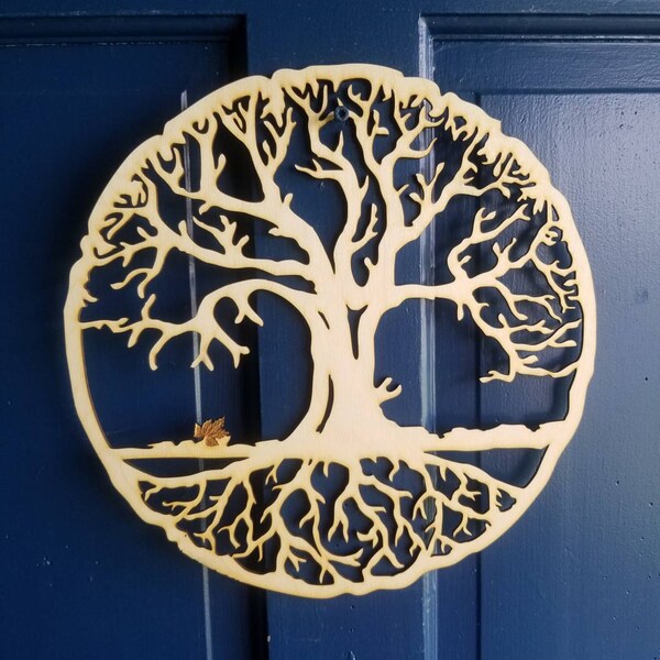 Round Tree of Life Wall Art - Svg Cdr Pdf Dxf Files- Instant Download ...
