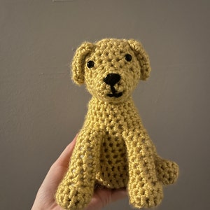 Labrador Crochet Pattern, Golden Retriever Crochet, Dog Crochet Pattern ...
