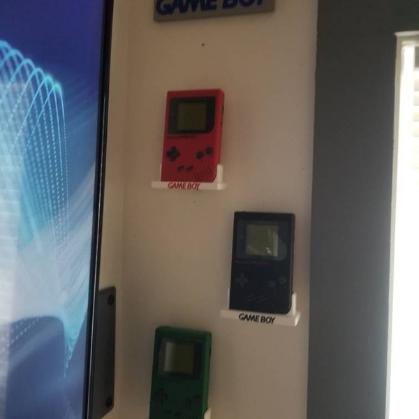 Gameboy Video Game Logo Sign 8.25in (3D Printed, Man Cave, Game Room ...