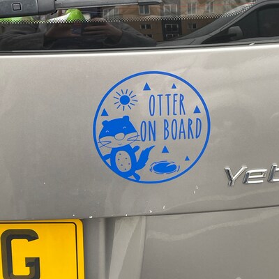 Personalisable Baby on Board Car Sticker Self Adhesive Vinyl Window ...